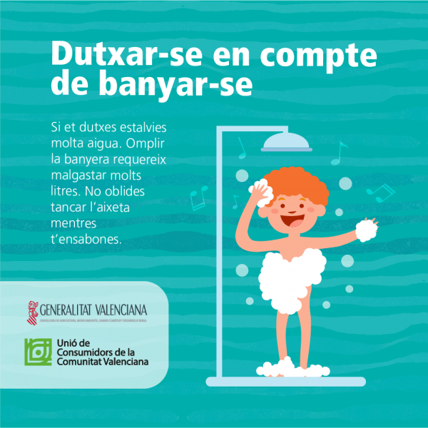 ¡Ducharse en vez de bañarse! - Unió de Consumidors de la Comunitat ...
